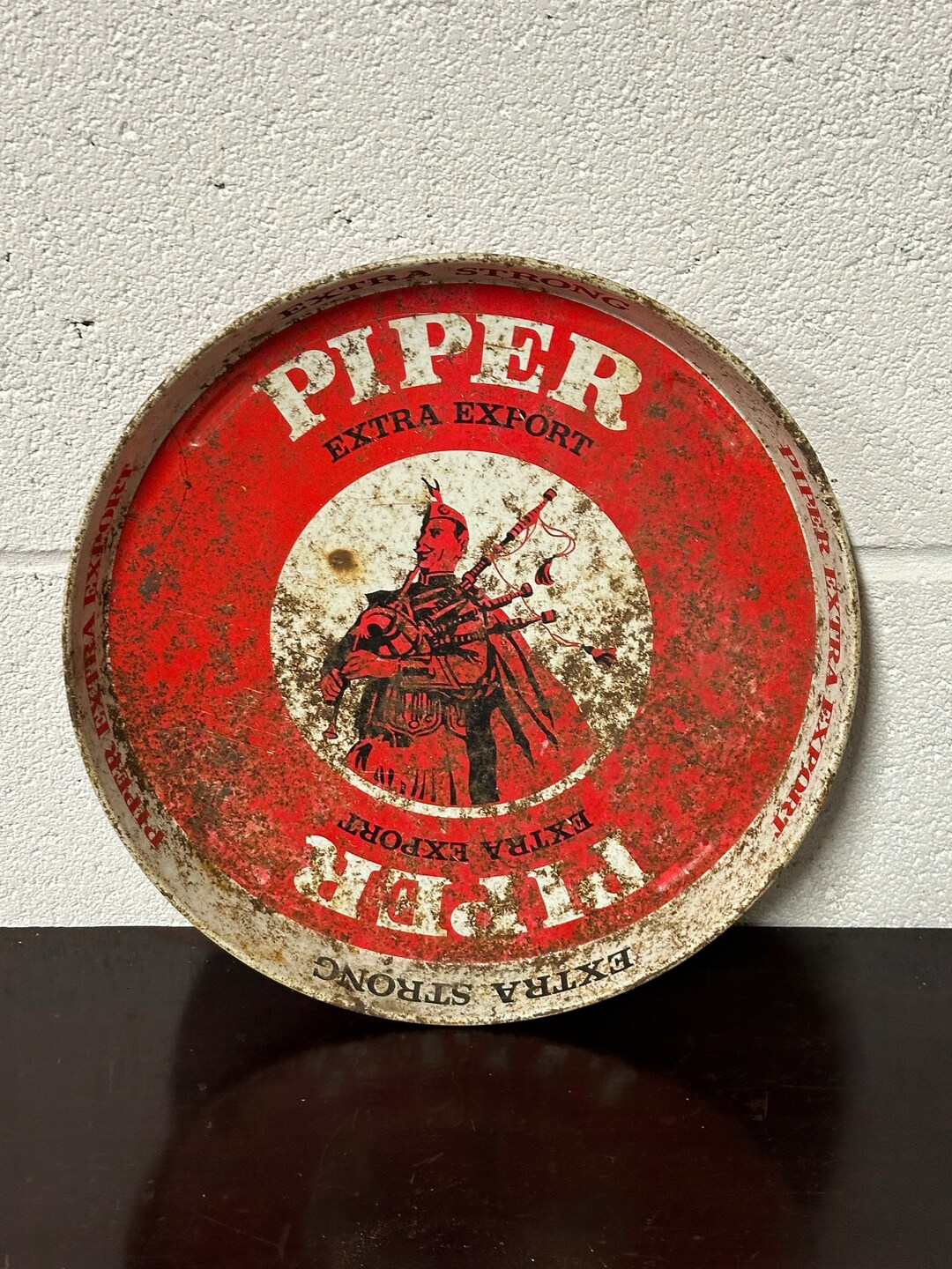 Rare Vintage Extra Strong Piper Ale / Beer Drinks Tray - Etsy