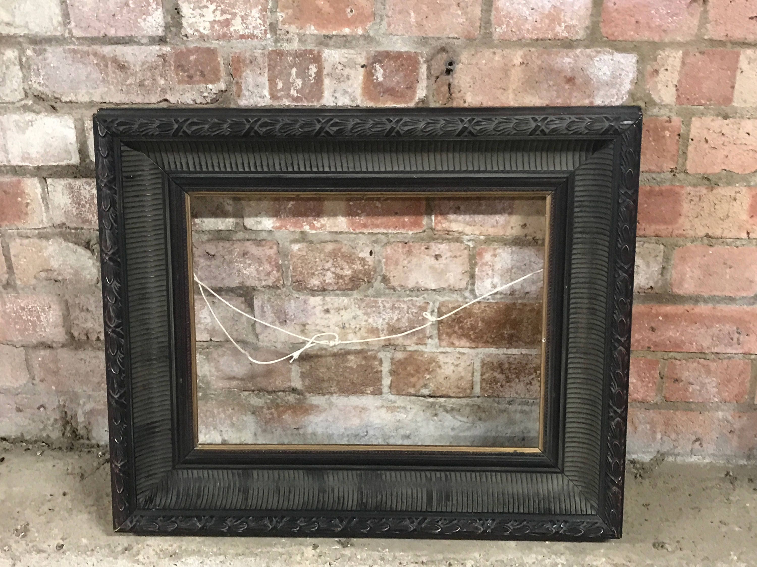 Antique 19th Century Wood Picture Frame