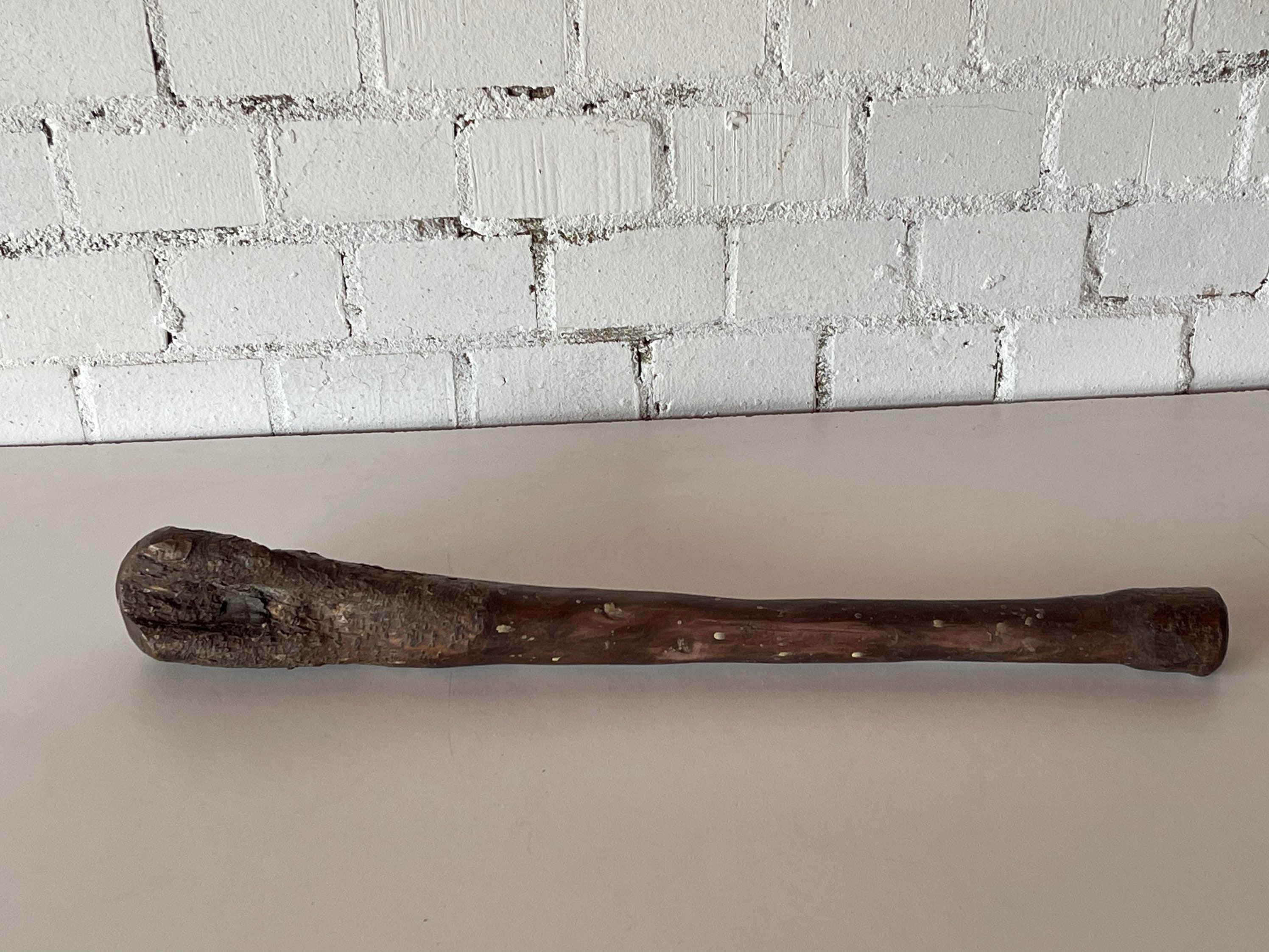 Unusual Antique African Tribal Club.