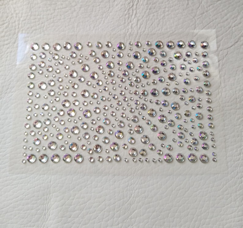 325 Mixed Self Adhesive Rhinestone Gems in 2mm 3mm 4mm 5mm - Etsy