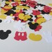 Mickey Mouse Confetti Set of 160 Disney Mickey Mouse | Etsy