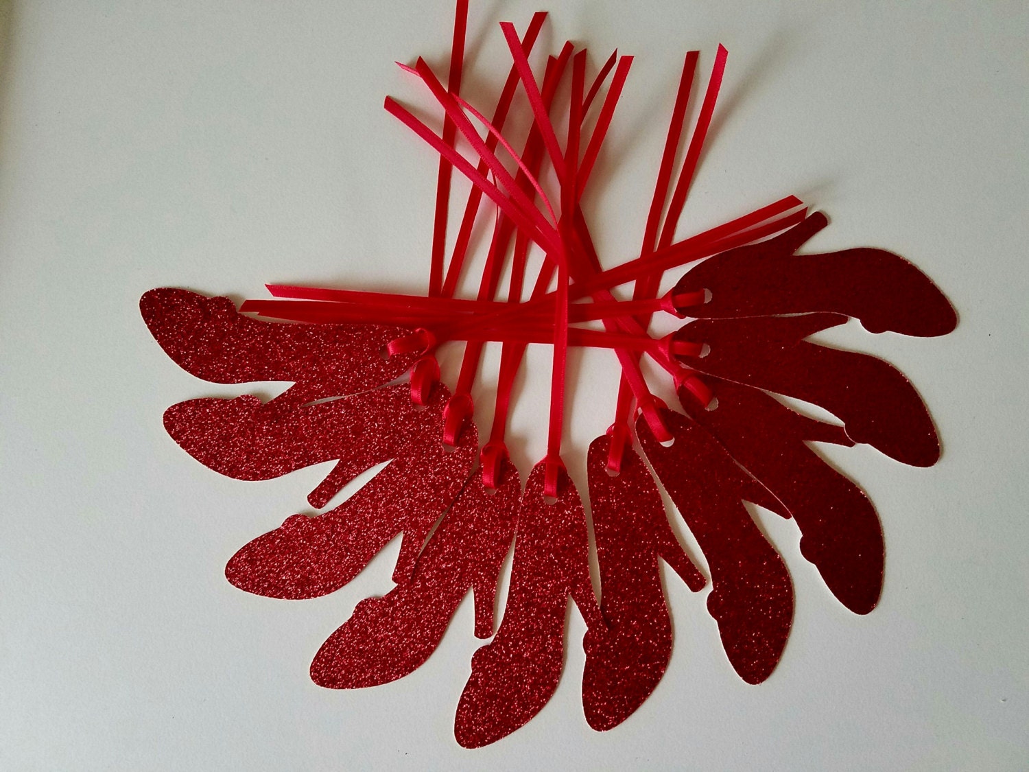 Wizard of Oz Ruby Slippers Tag Set of 10 Handmade - Etsy