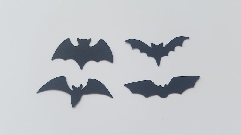 Bat Confetti - Set of 100 - Halloween Confetti - Party Decor - Etsy