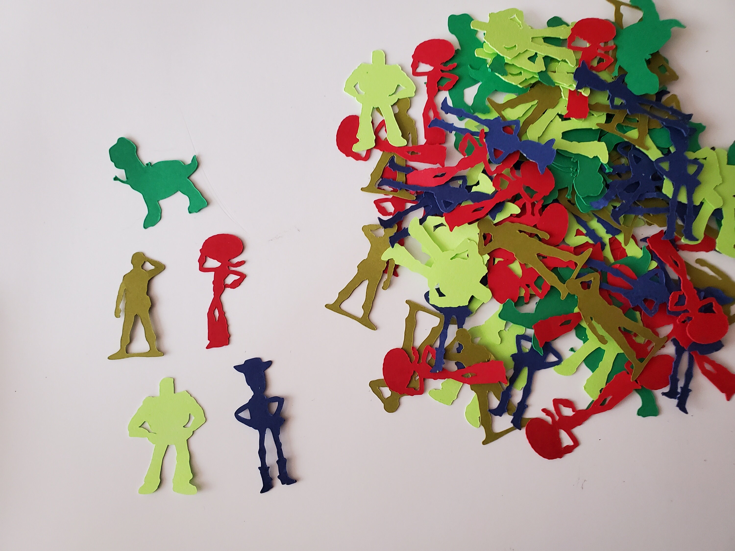 Toy Story Confetti Set of 100 Handmade Woody Buzz - Etsy