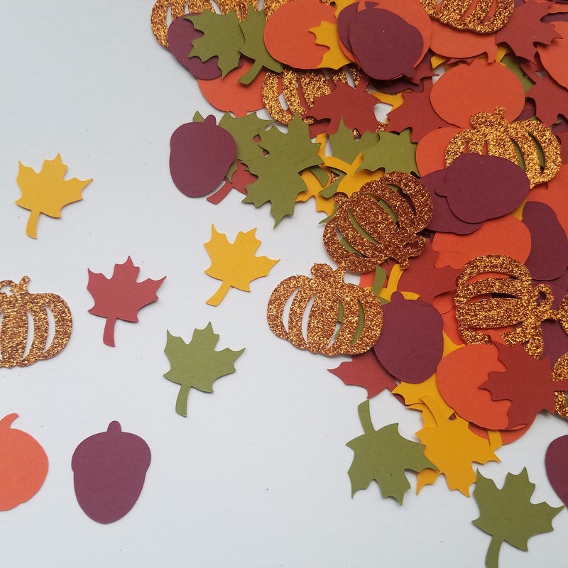 Fall Confetti Pack - Etsy