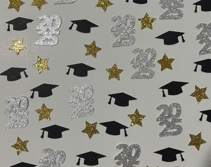 Graduation Confetti - Set of 100 - Handmade - Graduation Party - Party ...