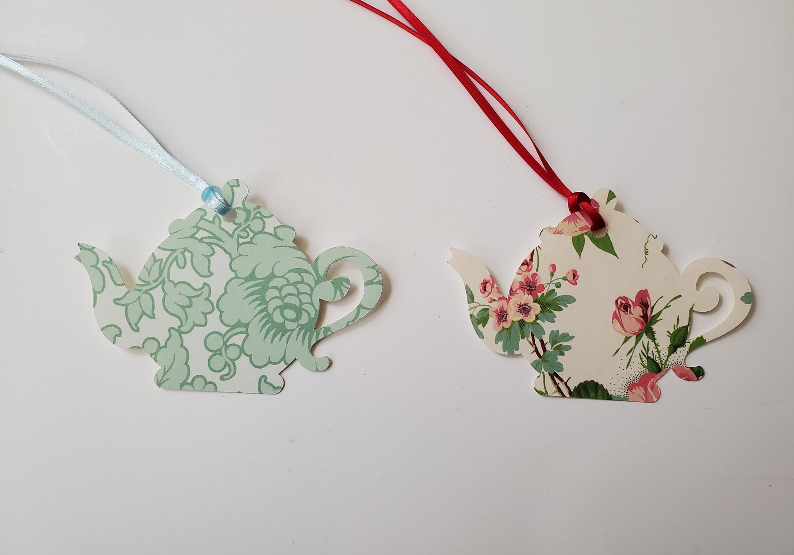 Tea Party Teapot Gift Tags 2 Set of 10 Shabby Chic - Etsy