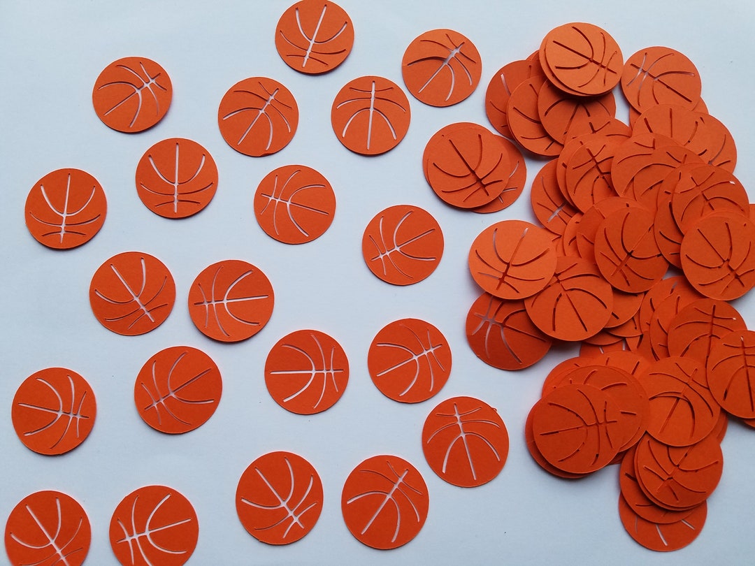 Basketball Confetti Set of 100 Table Scatter - Etsy