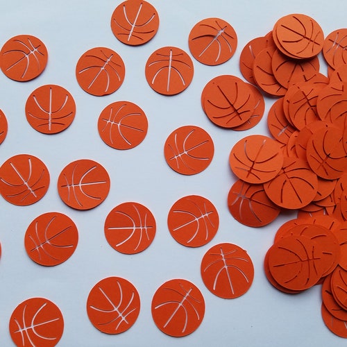 Basketball Confetti Set of 100 Table Scatter | Etsy