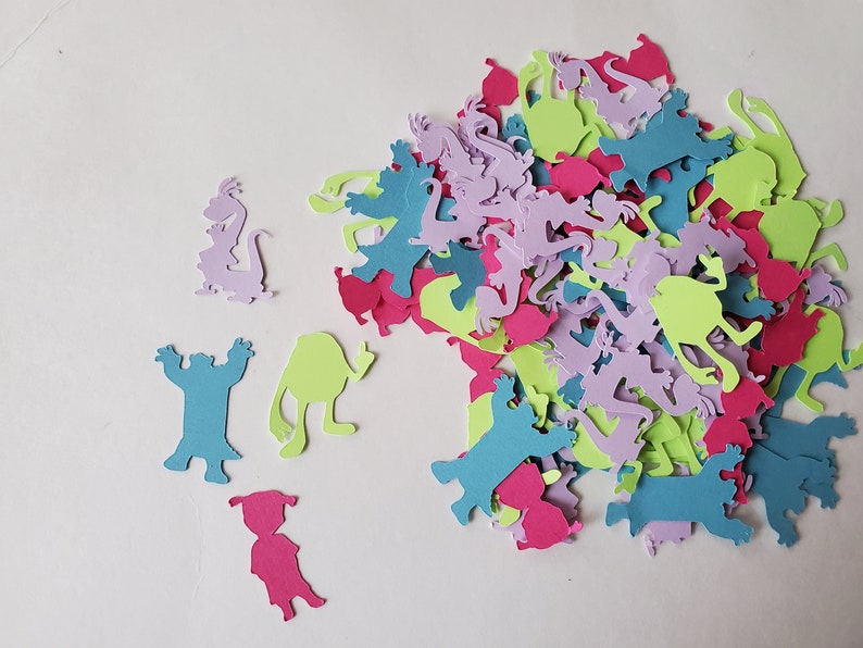 Monsters Inc- Set of 100 - Handmade -monsters Inc Party Decor - Etsy