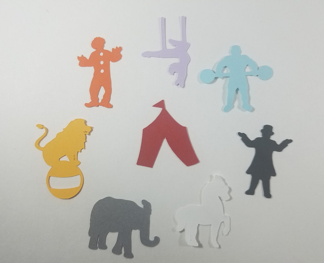 Circus Confetti - Vintage - Set of 160 - Carnival Confetti - the ...