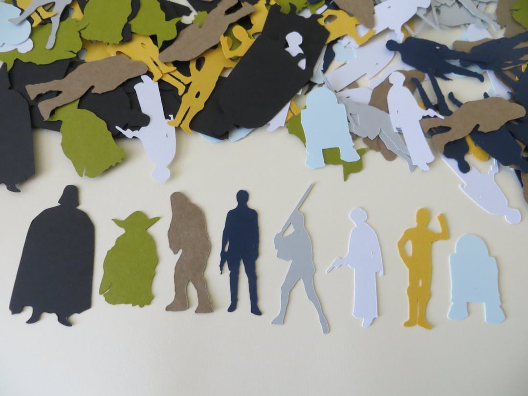 Star Wars Confetti - Set of 160 - Star Wars Party - Darth Vader ...