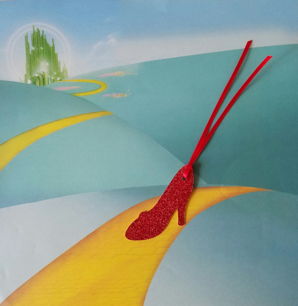 Wizard of Oz Ruby Slippers Tag Set of 10 Handmade - Etsy