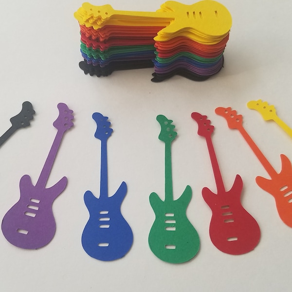 Guitar Die Cut - Etsy