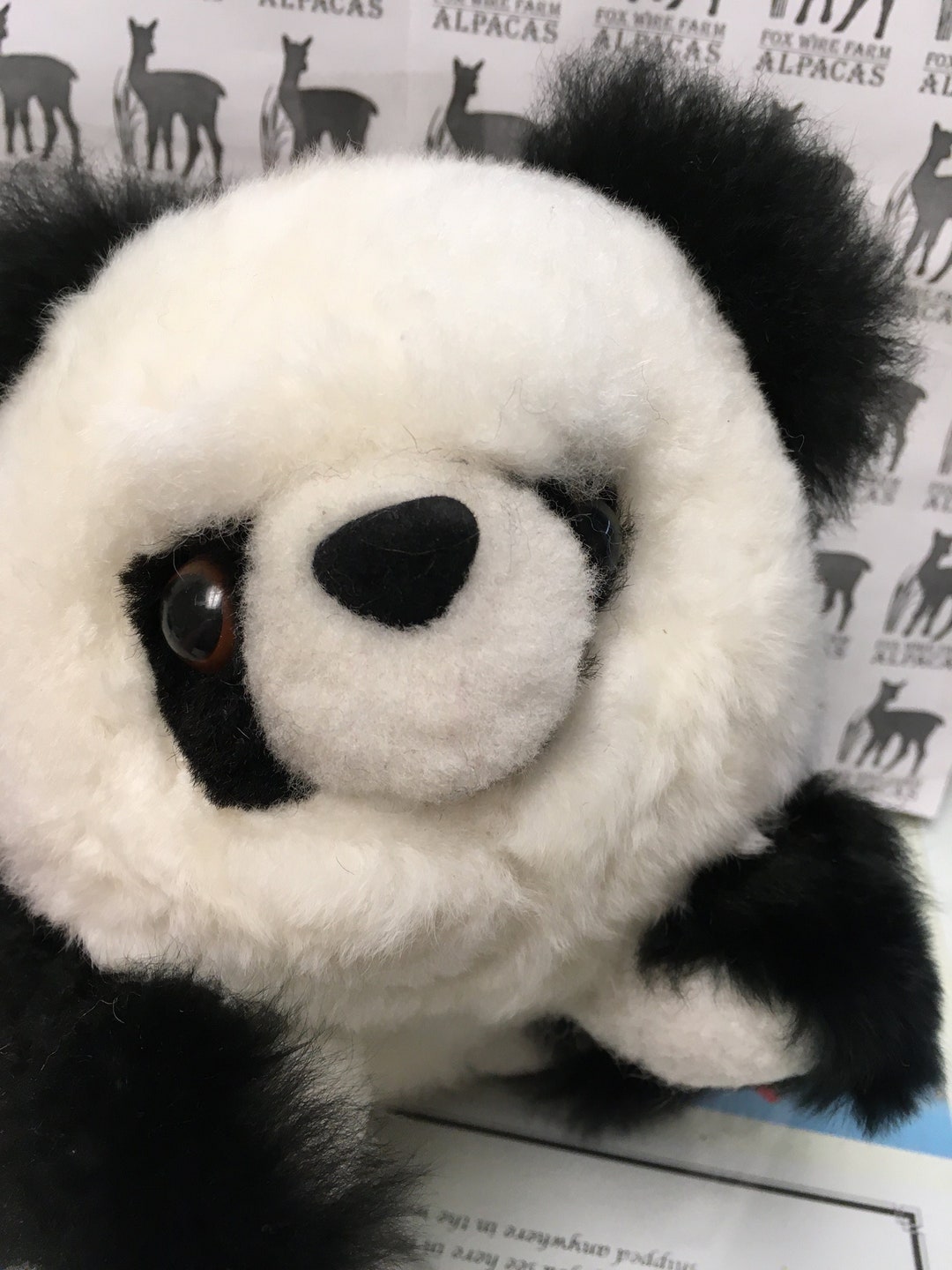 Fox Wire Farm Alpaca Panda Bears - Etsy