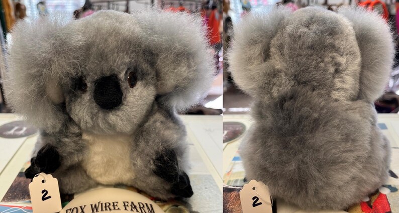 Handmade Baby Alpaca Koala Bear Plush: Soft Collectible Toy - Etsy