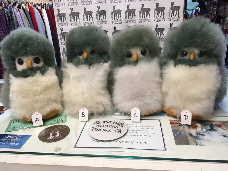Fox Wire Farm Baby Alpaca Owls & Barn Owls - Etsy