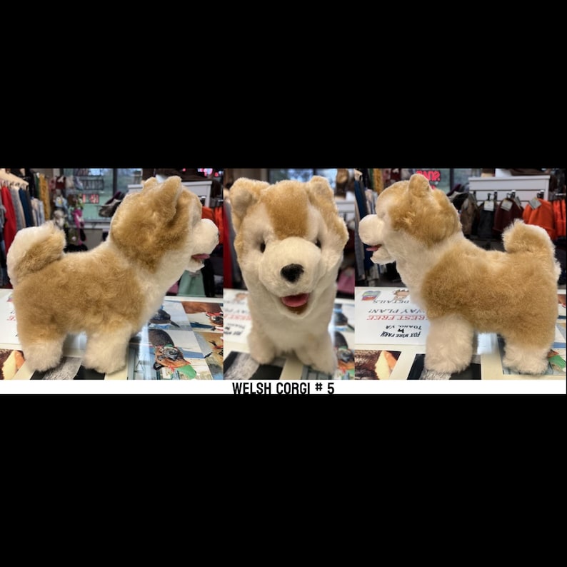 Handmade Alpaca Welsh Corgi Plush: Unique Collector's Puppy Doll - Etsy