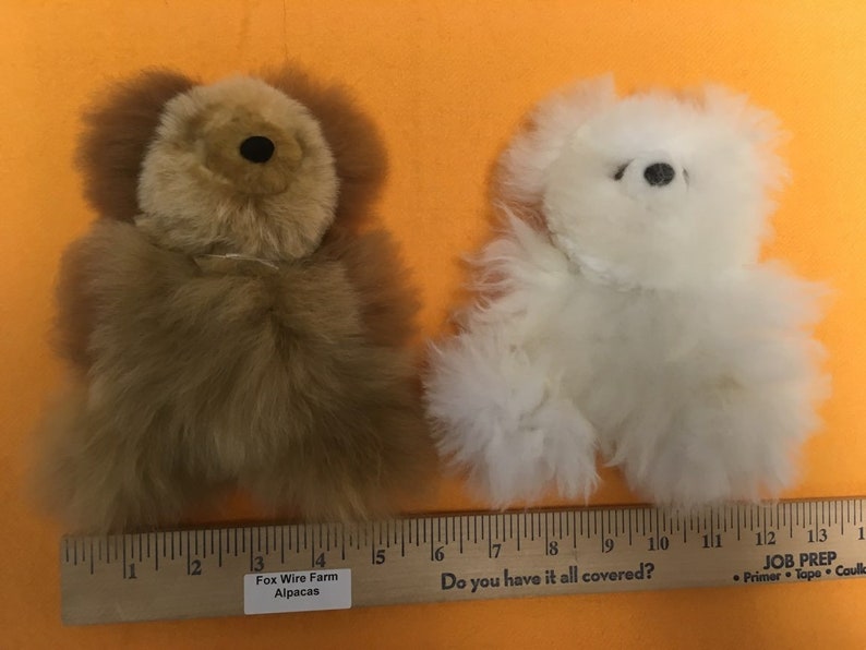 Fox Wire Farm Alpaca Teddy Bears Pocket Size | Etsy