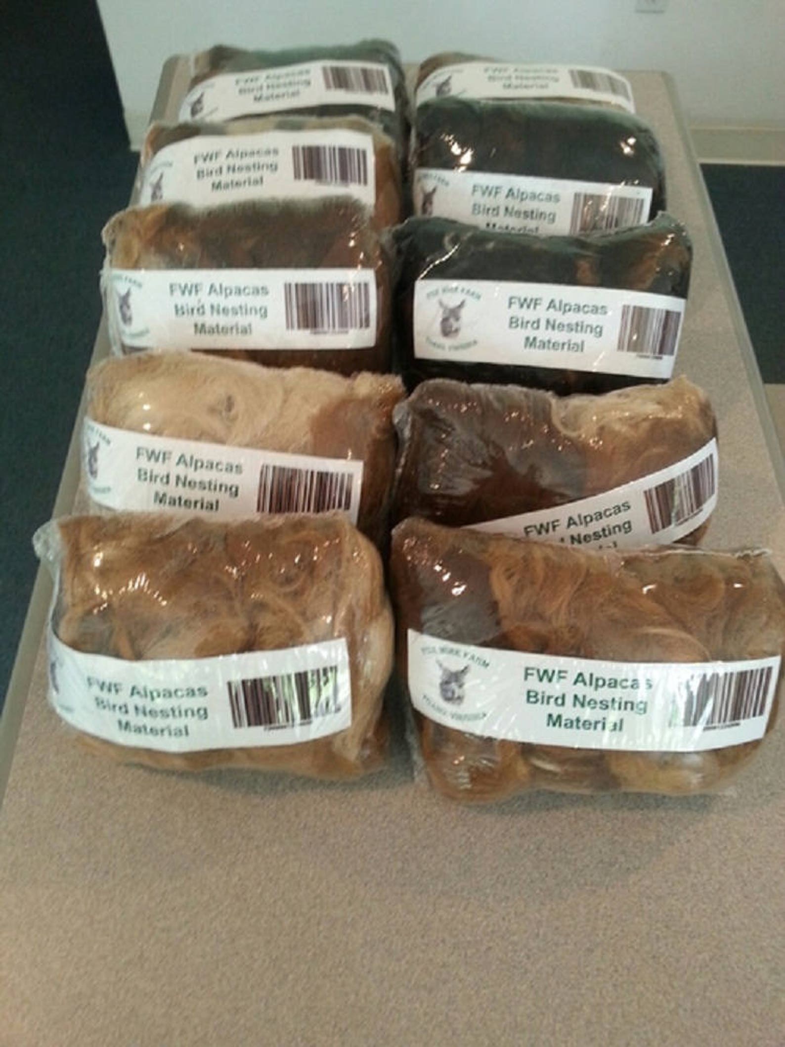Fox Wire Farm Alpacas Bird Nesting Material | Etsy