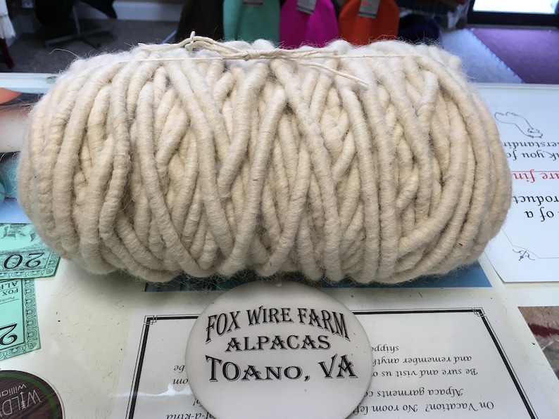 Fox Wire Farm Alpaca Rug Yarn - Etsy