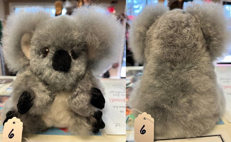 Handmade Baby Alpaca Koala Bear Plush: Soft Collectible Toy - Etsy