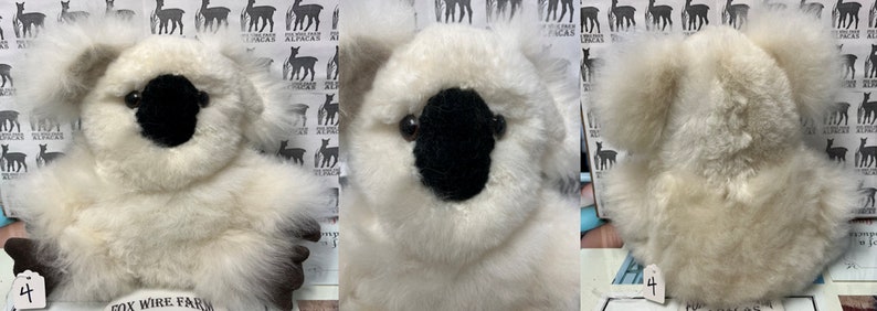 Handmade Baby Alpaca Koala Bear Plush: Soft Collectible Toy - Etsy