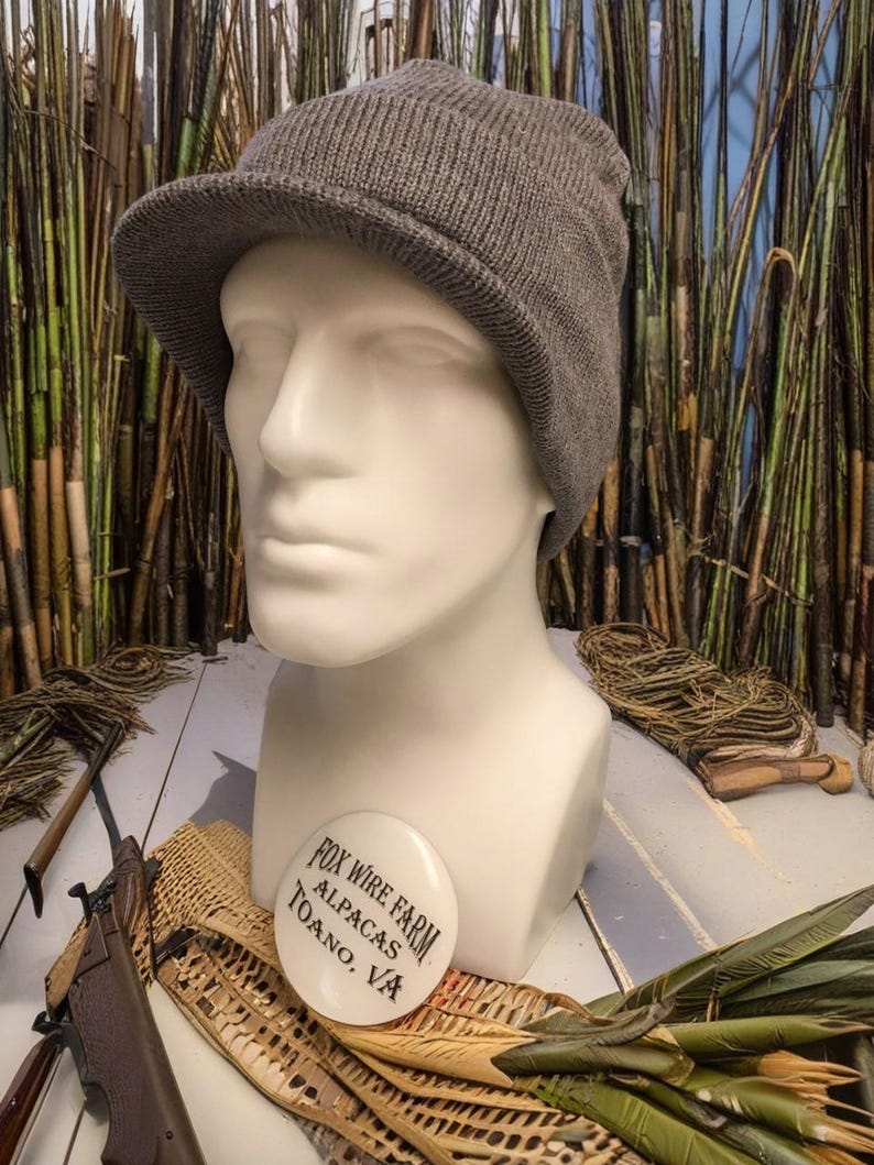 Alpaca Hunting Hat: MASH Radar O'reilly Style, Built-in Visor - Etsy