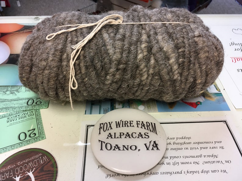 Fox Wire Farm Alpaca Rug Yarn - Etsy