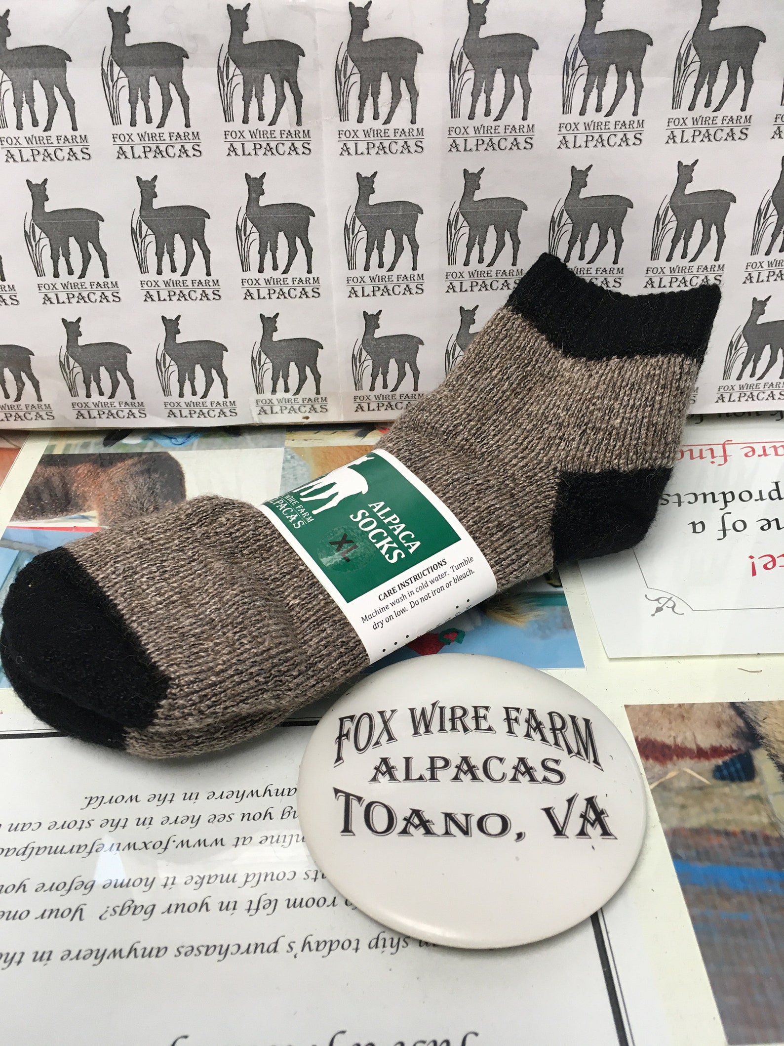 Fox Wire Farm Alpaca Sport Socks - Etsy