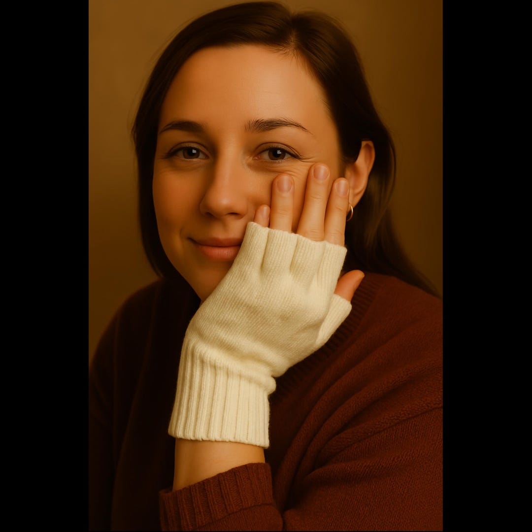 Fox Wire Farm Alpaca Fingerless Gloves: Mid-weight Tech Gloves - Etsy