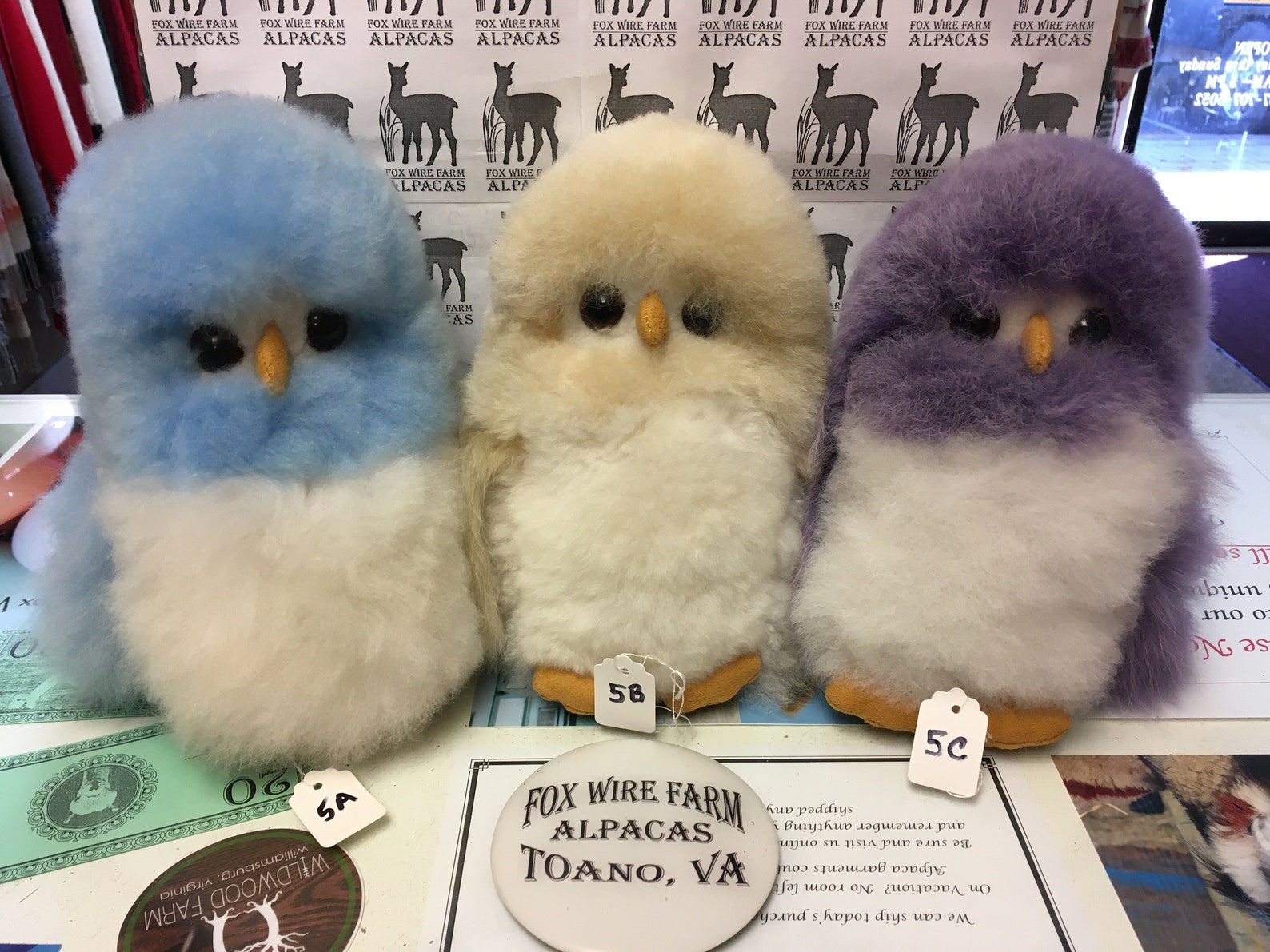 Fox Wire Farm Baby Alpaca Owls & Barn Owls - Etsy