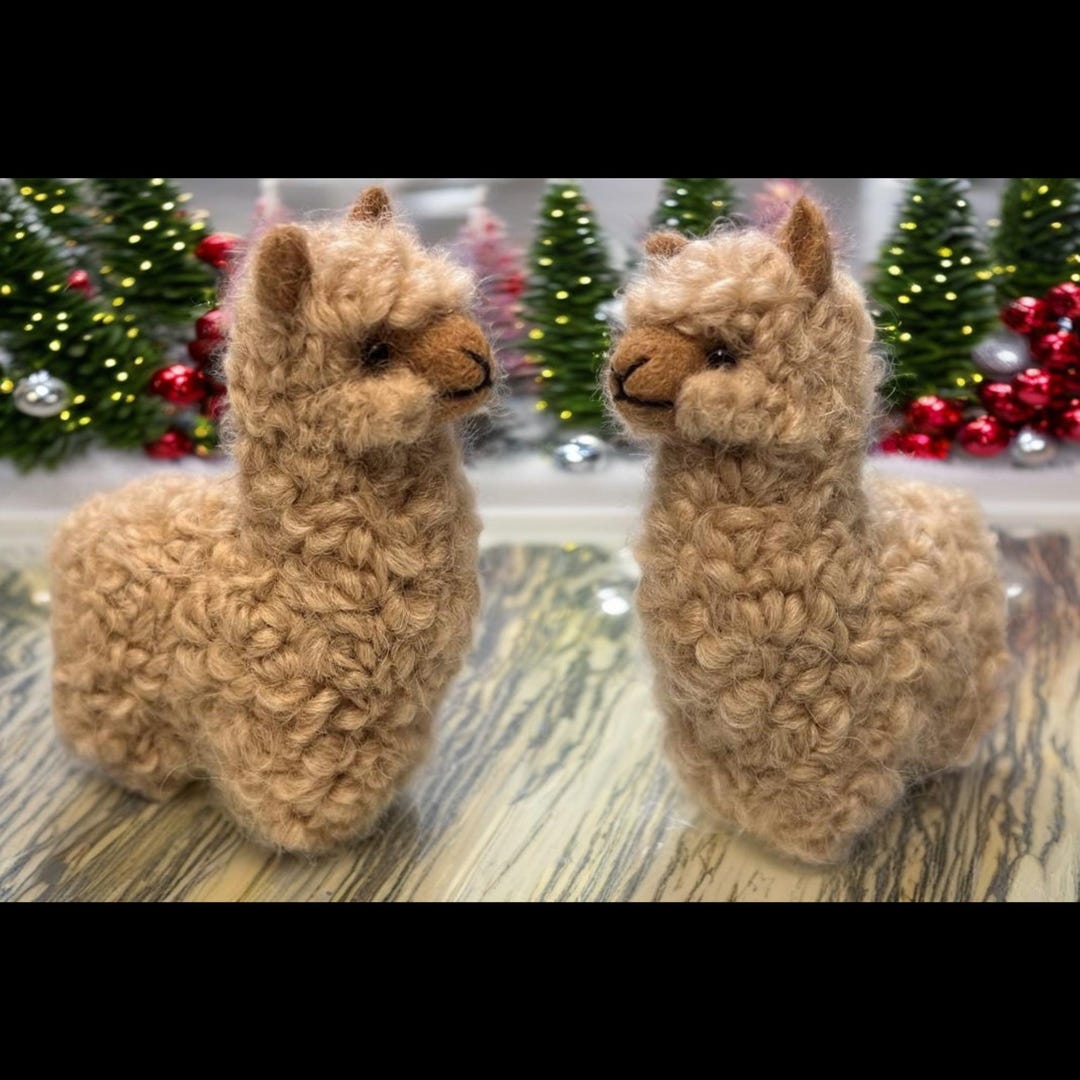 Handmade Baby Alpaca Ornament - Cute Nursery Decor, Gift - Etsy