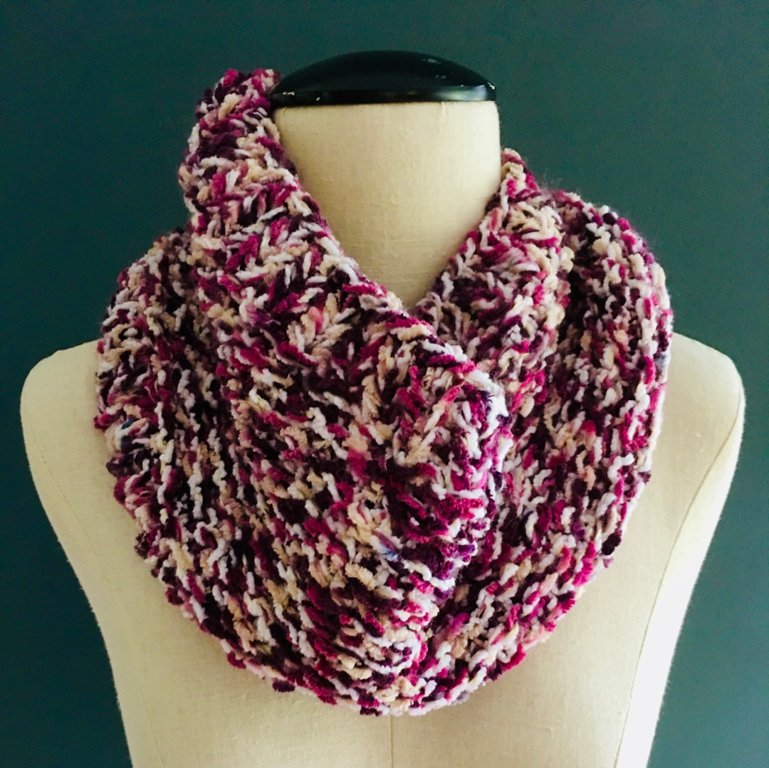 Cranberries N'cream Ultra-soft Snood/infinity Scarf - Etsy
