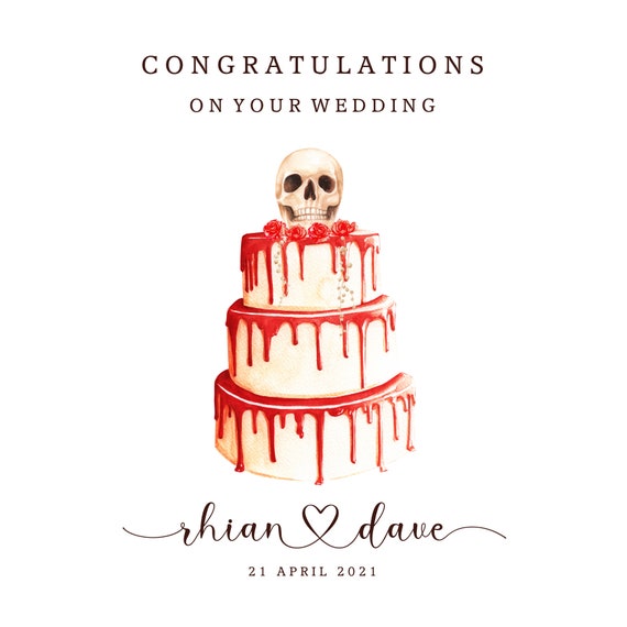 Goth Getting Married Congratulations Gothic Wedding Congratulations