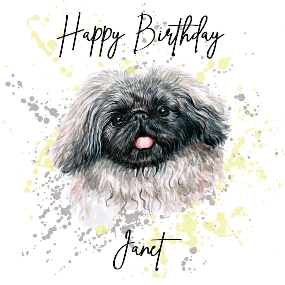 Dogs Happy Birthday Janet