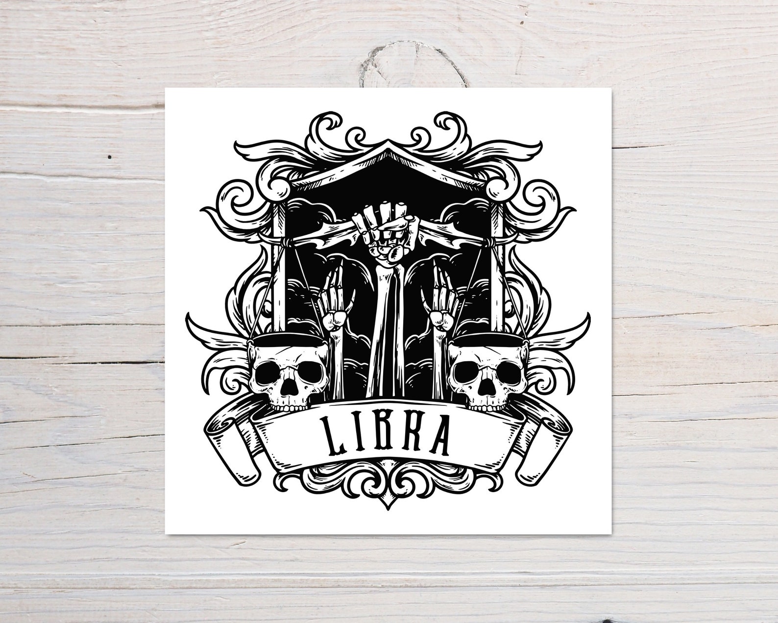 Gothic Star Sign Birthday Card Zodiac Signs Astrology - Etsy