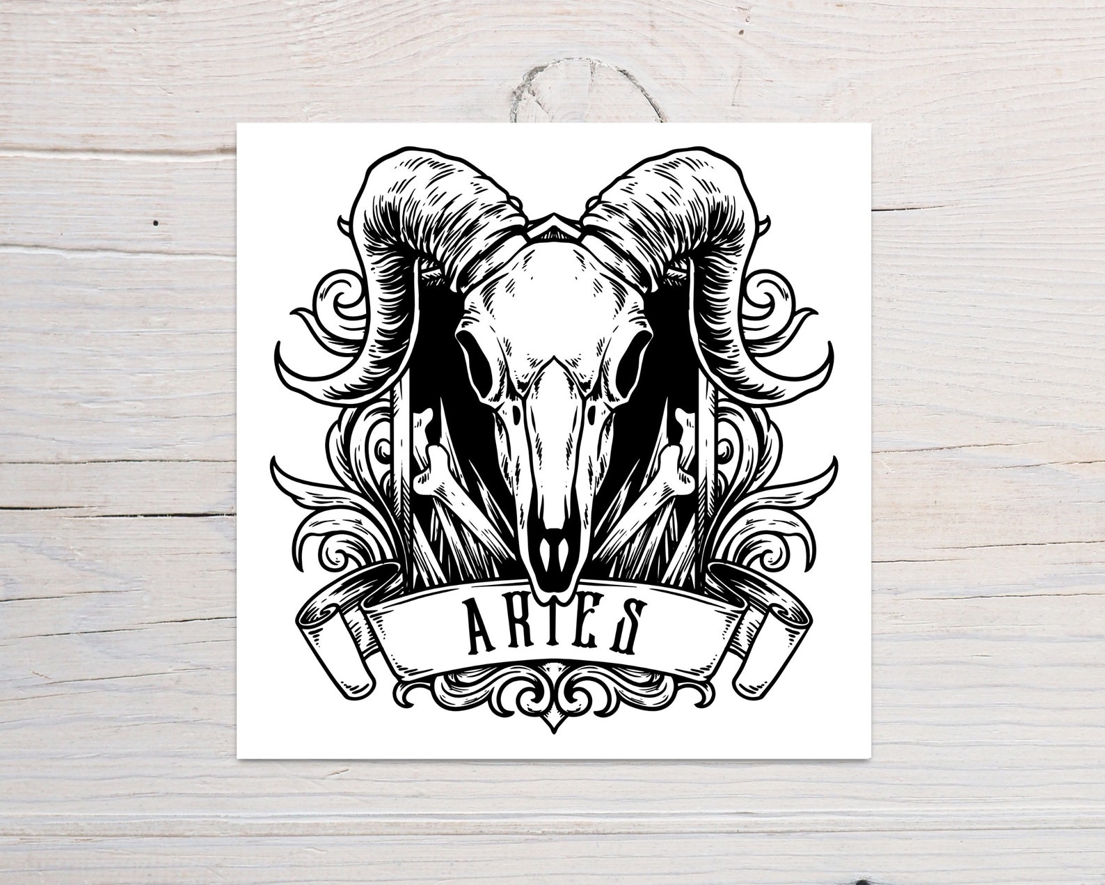 Gothic Star Sign Birthday Card Zodiac Signs Astrology - Etsy