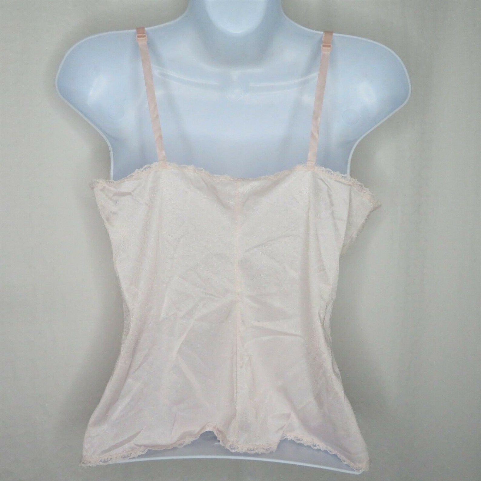 Vintage Vassarette Pink Camisole S Lace Trim Nylon Usa Etsy