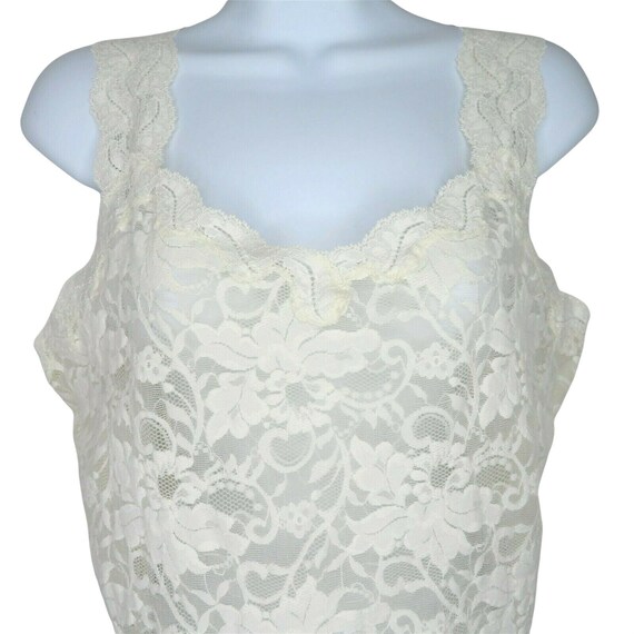 Vintage Victoria's Secret Ivory Lace Cami Top M Pajam… - Gem