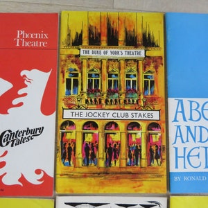 Lot of 6 Vintage 1970s Playbills Musical Theatre Programs Fiddler on ...