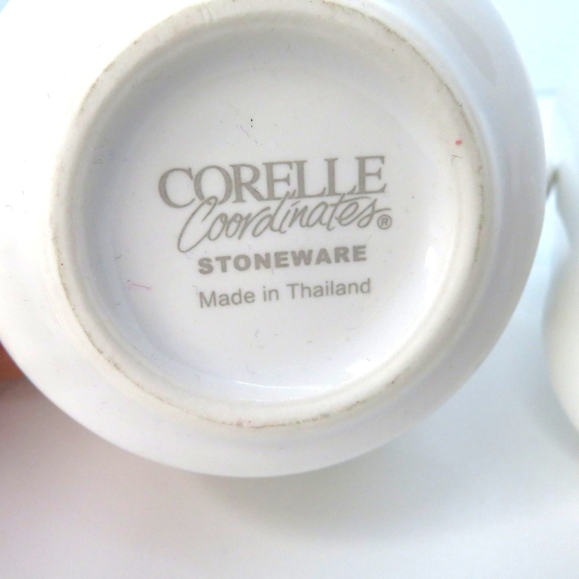 Vintage Set of 3 Corelle Coordinates Stoneware Shadow Iris - Etsy