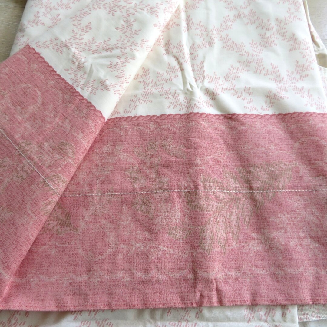 Westpoint Stevens Matrimonial 1 Full Double Flat Sheet Pink Beige ...