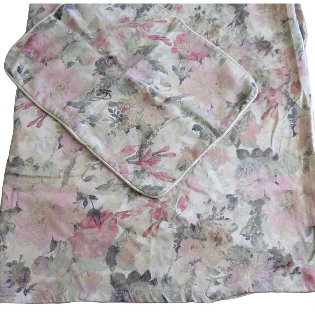 Vintage Floral Tapestry Duvet Cover Set: Mid-century Modern Twin ...