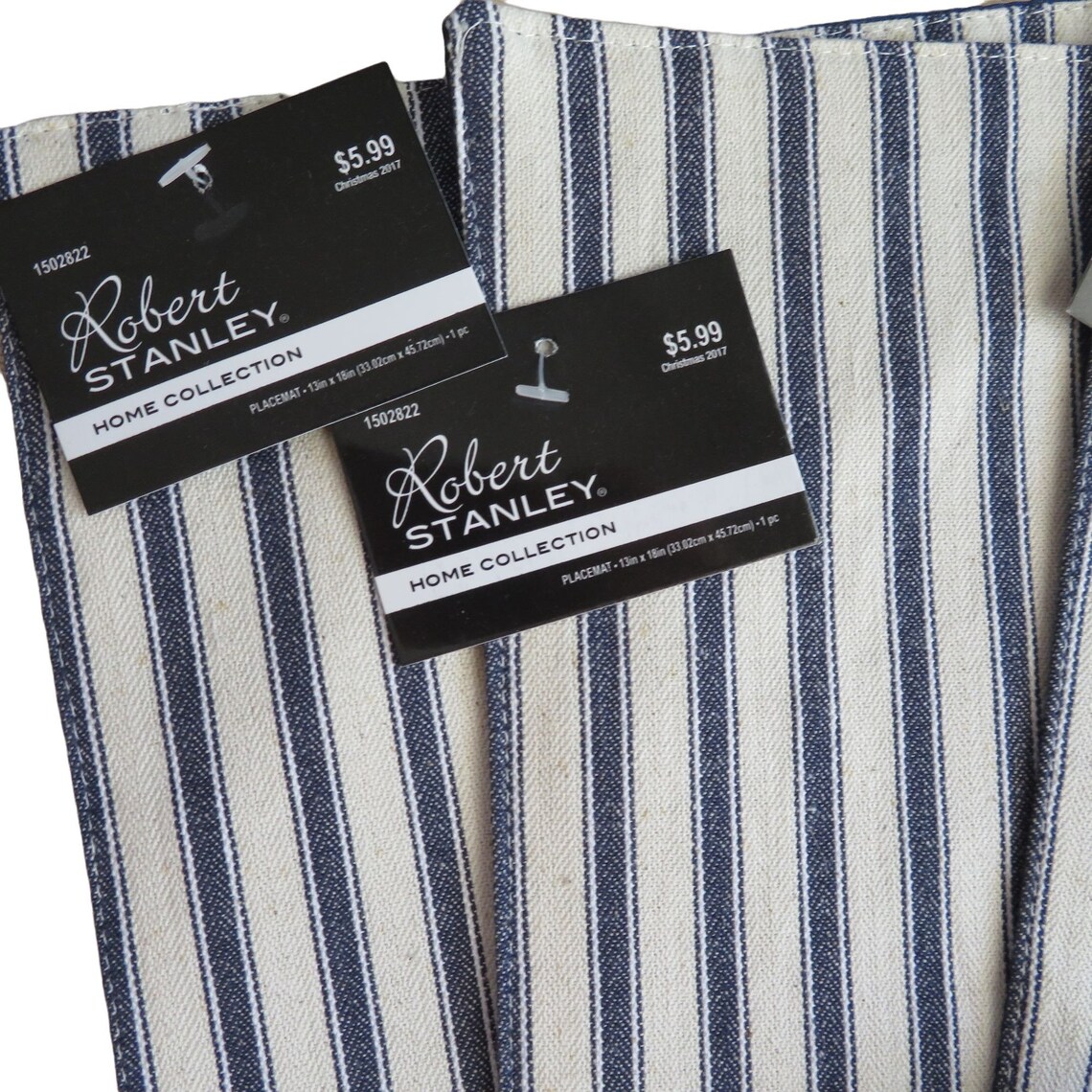 Robert Stanley Home Collection Napkins & Placemats Setting for 4 New ...