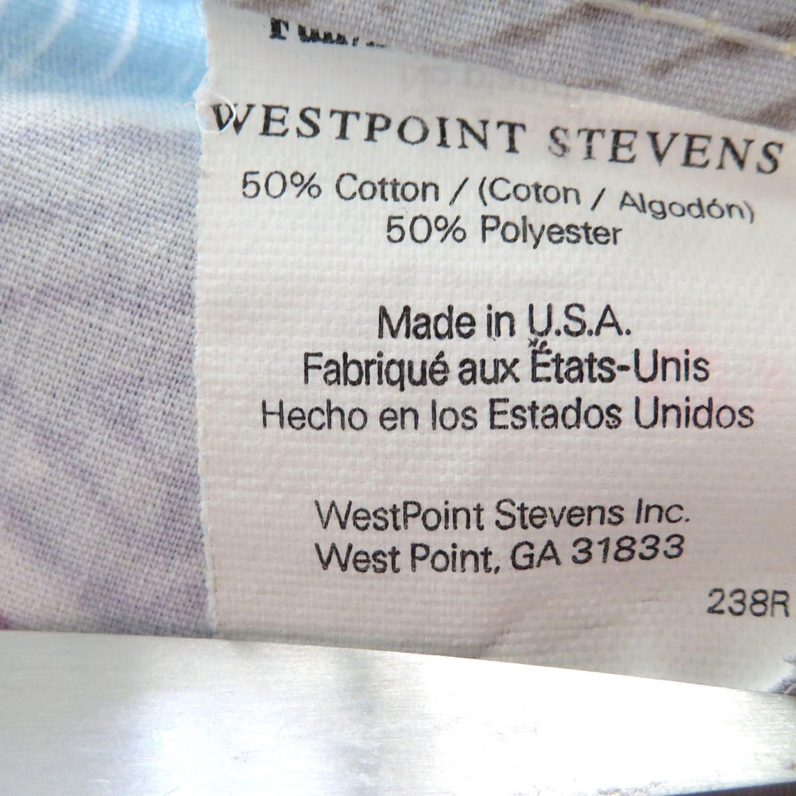 Vintage Westpoint Stevens Full Double Sheet Set 4pc Multicolor Diamonds ...