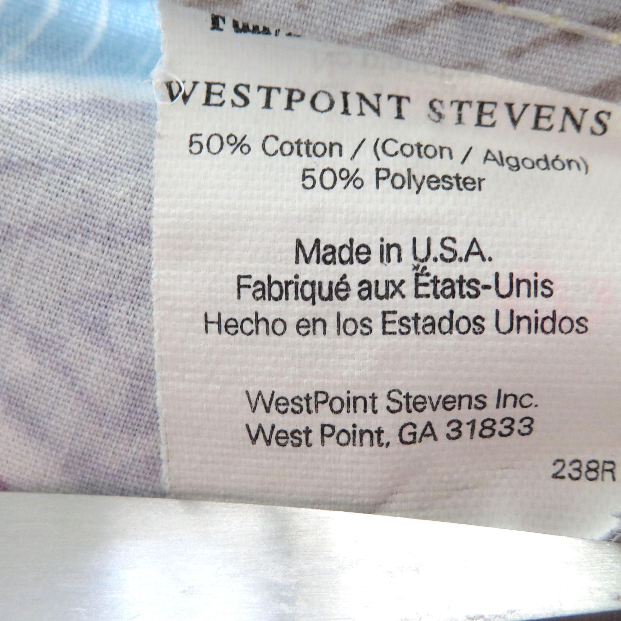 Vintage Westpoint Stevens Full Double Sheet Set 4pc Multicolor Diamonds ...