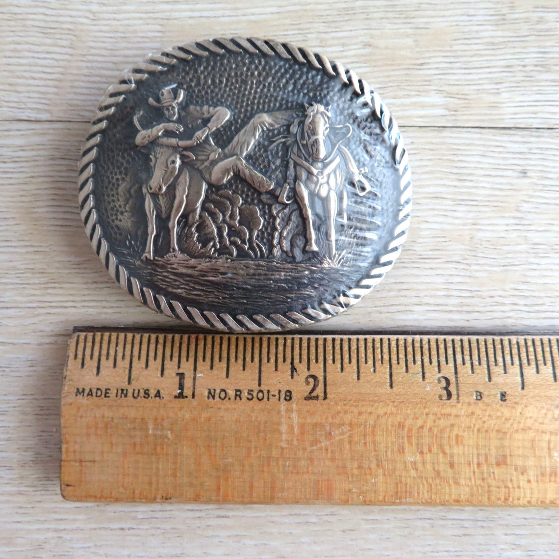 Solid Brass Belt Buckle Award Winning Design Medals Western - Etsy