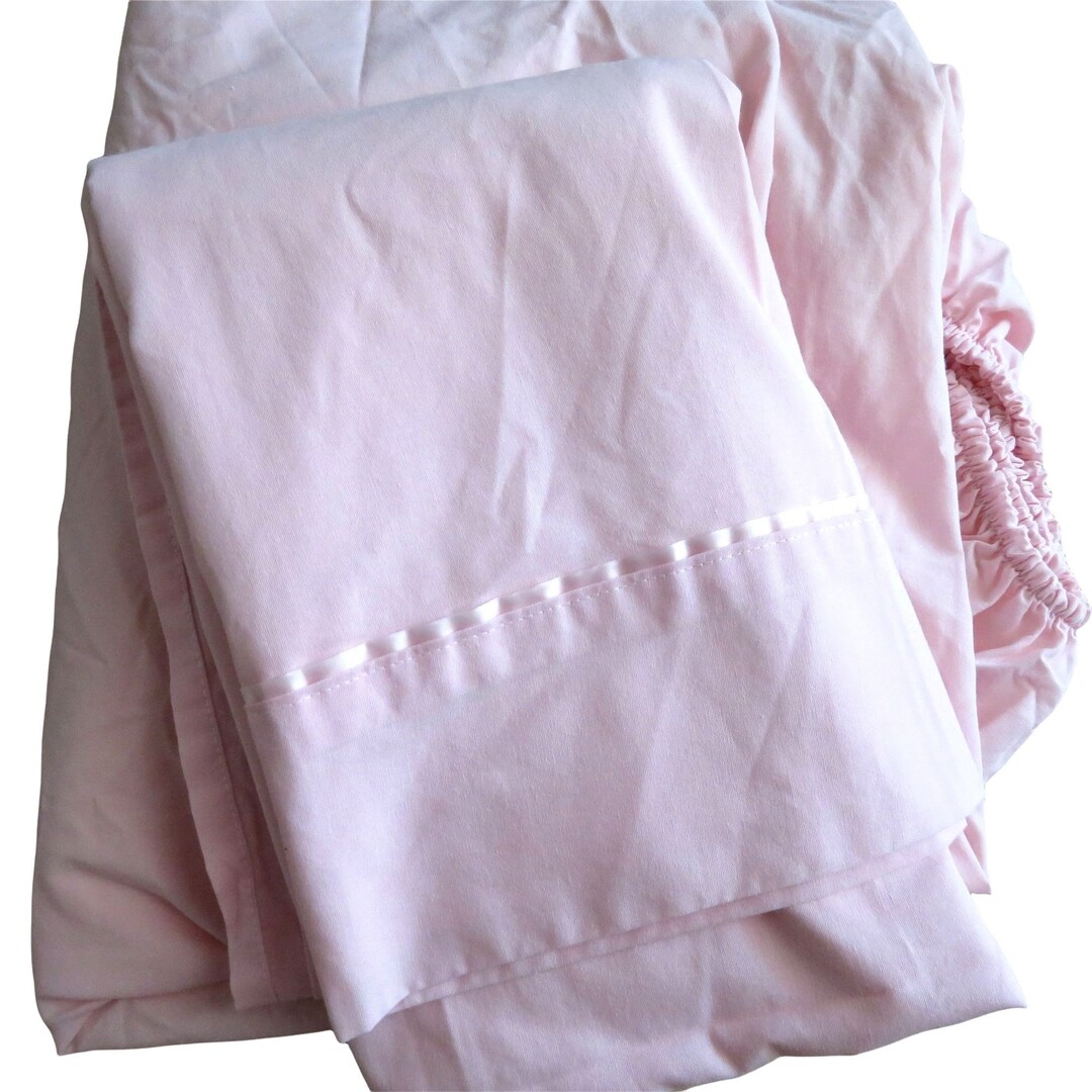 Vintage Westpoint Stevens Sheet Set TWIN 2 Pc Pink 1 Fitted 1 Flat - Etsy