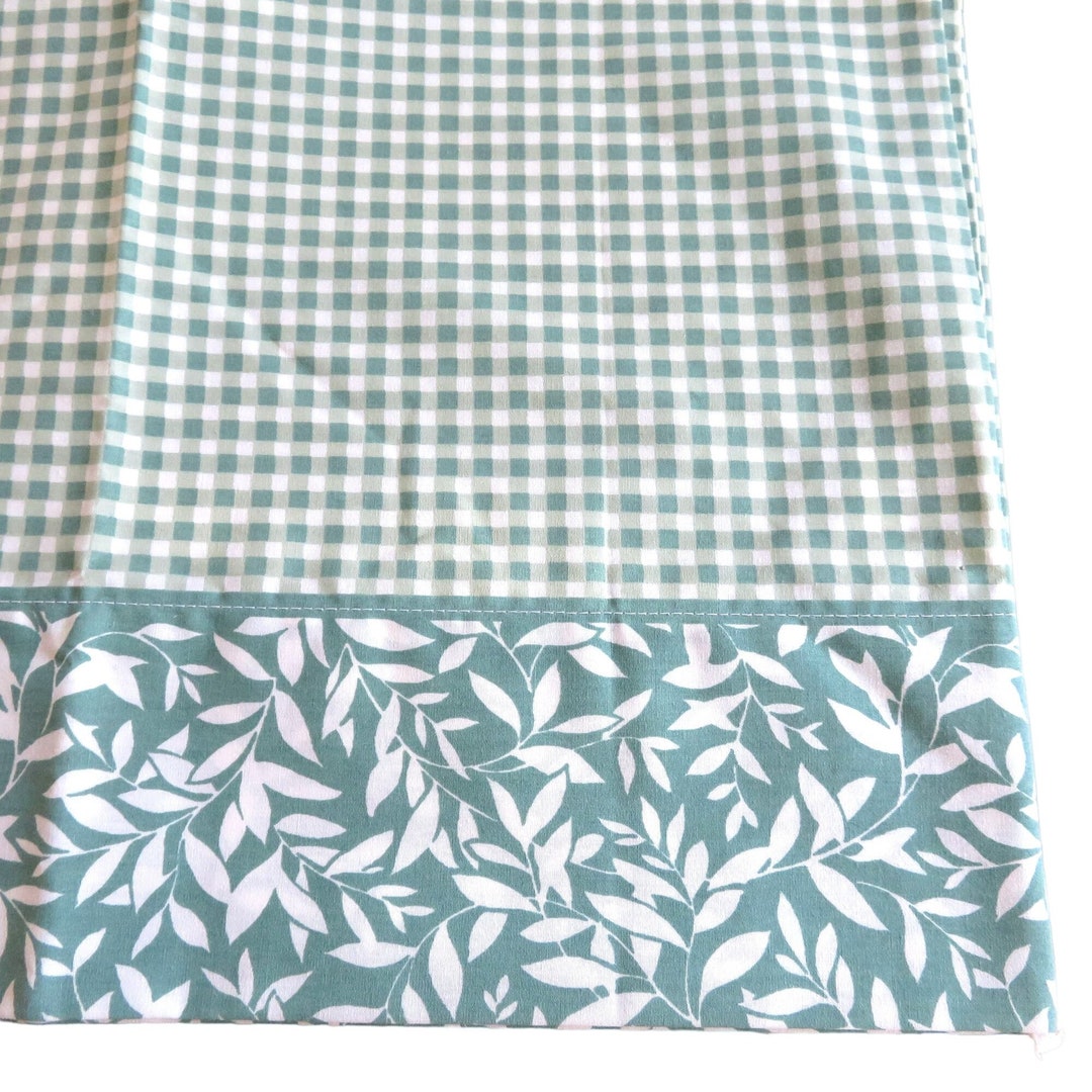 Vintage 70s Westpoint Stevens Standard Pillowcases 2 Green Checked ...